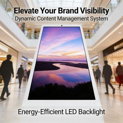 China Vertical Advertising Digital Signage Display , Electronic Advertising Display Signage for sale