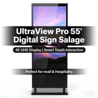 China Vertical 4K UHD Interaction Digital Signage Touch Screen For  Commercial Advertising for sale