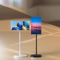 China Waterproof Rustproof Floor Standing Poster Display Flat Base Free Standing Digital Signage for sale