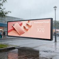 China Full Color Digital Advertising Screen Outdoor Rectangular Illuminated Advertising Sign for sale