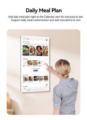 China 21.5 Inch Digital Calendar Touchscreen Support Corporate Event Planning And Execution for sale