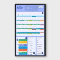 China Digital Calendar with Sync for Smartphones and Computers Featuring Touchscreen/Buttons Interface and Weather Display for sale
