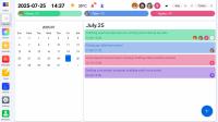China Touchscreen Digital Calendar with Photo Slideshow and Google Calendar Sync for Efficient Scheduling for sale