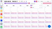China Metal Casing Digital Calendar with Sync Capability and Multiple Color Options for Smart Scheduling for sale