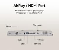 China Customized Digital Weather Display with Multiple Date Formats Weather Display and Voice Control Smart Wall Calendar for sale