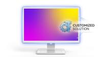 China Android 13 QLED Smart Television 23.8 Inch For Training Room Presentations for sale