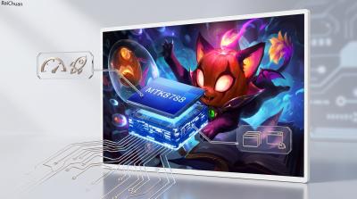 China 21.5 Inch Wall Mounted QLED Smart Television Android 13 For Meeting Rooms for sale