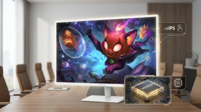 China 23.8 Inch 2K QLED Smart Television Android 13 For Conference Collaboration for sale