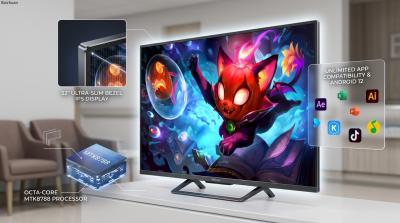 China 23.8 Inch QLED Smart Television Android 13 For Hospital Waiting Rooms for sale