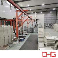 China Powder Coating Line for Electric Control Cabinet Chassis with 1.0-1.5m/min Conveyor Speed and PP Spray Booths for sale
