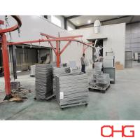 China Powder Coating Line for Electric Control Cabinet Chassis with 1.0-1.5m/min Conveyor Speed and PP Spray Booths for sale