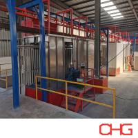 China Customized Powder Coating Line for Aluminium Profiles with 120m/min Conveyor Speed and 200°C Curing Oven for sale