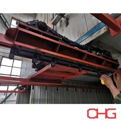 China Automatic PVC/PP Powder Coating Spray Booth with Clean Room - 300 Lux Lighting & Dual Spray Guns for sale
