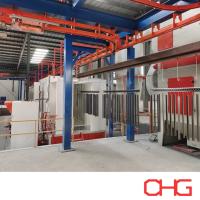 China Customizable Powder Coating Line for Aluminum Profiles with Overhead Conveyor System and 7-Step Process for sale