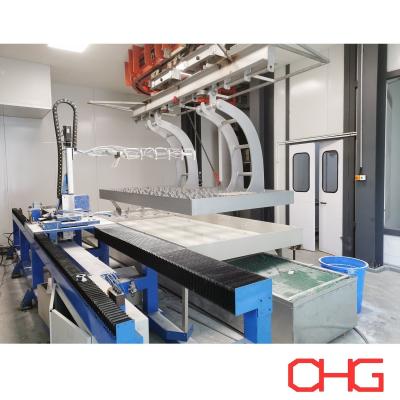 China Manual/Automatic Glass Lubricant Spray Painting Line for Metal Forging with 2-Ton Capacity and Heavy-Duty Conveyor System for sale