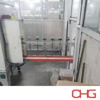 China Automatic Powder Coating Line for Oil Filter Housings with Monorail Floor Conveyor 1200mm for sale
