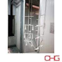 China Automatic Glass Lubricant Spraying Line for Titanium Forging with Conveyor System and Temperature Control for sale