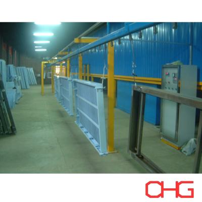 China Manual Electrostatic Spray Gun Powder Coating Line for Hospital Beds 100-300 kV for sale