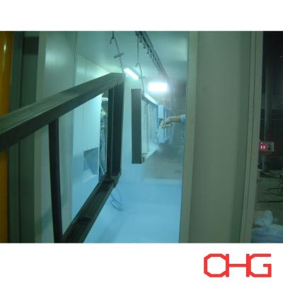 China Manual Electrostatic Powder Coating Line for Hospital Beds 100-500mm Frame for sale