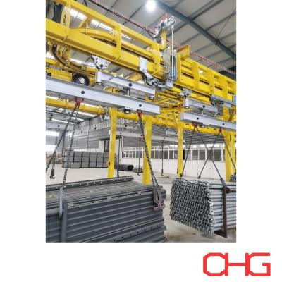 China Structural Parts Wet Painting Line with PLC Control, 2000kg Capacity and 0.5-3.0 m/min Adjustable Speed for sale