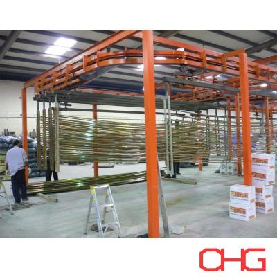 China Automatic Powder Coating Production Line for Aluminum Profiles 120-200mm for sale