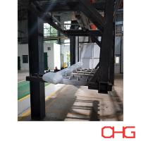China PLC Controlled Automatic Glass Lubricant Spray Painting Line for Forging with 2 Ton Capacity and Heavy-Duty Conveyor System for sale
