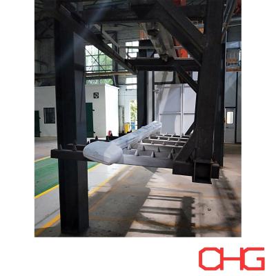 China PLC Controlled Automatic Glass Lubricant Spray Painting Line for Forging with 2 Ton Capacity and Heavy-Duty Conveyor System for sale