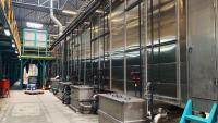 China Electrophoretic E Coating Line designed for automotive battery housings ensuring corrosion protection and uniform coating application for sale