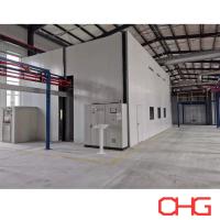 China Powder Coating Line for Aluminum Profiles Overhead Conveyor System Customizable 120m Length for sale