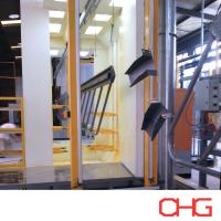 China Automatic Powder Coating Production Line with PVC Spray Booth and 600mm Conveyor System for sale