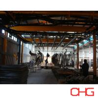 China Automatic Powder Coating Production Line with PVC Spray Booth and 600mm Conveyor System for sale