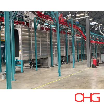China Environmentally Friendly Metal Surface Pretreatment Spray System for Powder Coating Production Line with 5-Stage Process for sale