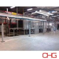 China Customized Powder Coating Line with Fast Color Change System and PVC Spray Booth 300 Lux for sale
