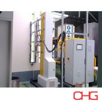 China Powder Coating Line with PVC Spray Booth 300 Lux Lighting Dual Spray System for sale