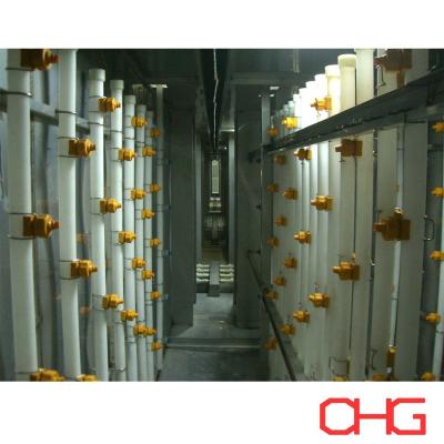 China Automated Powder Coating Production Line for Auto Parts with PLC Control and Overhead Conveyor for sale