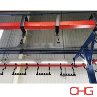 China Automotive Parts Powder Coating Line 120m/min Monorail Conveyor PLC Control for sale