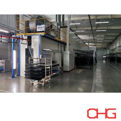 China Customized Powder Coating Line for Automotive Components 500kg/h Capacity for sale