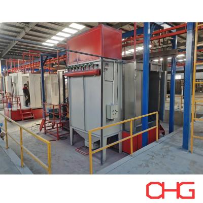 China Customized Powder Coating Line for Aluminium Profiles with 120m/min Conveyor Speed and 200°C Curing Oven for sale