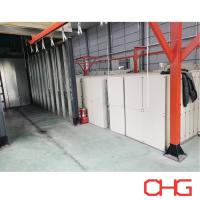 China Overhead Conveyor Powder Coating Line for Sheet Metal Parts 20000x200x400 cm for sale