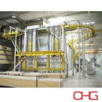 China Powder Coating Line Overhead Conveyor Lifting 1.5 m/min for Steel Electrical Control Cabinets for sale