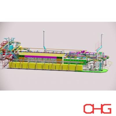 China Automatic Electrophoresis/Electrophoretic Coating Pretreatment Line for sale