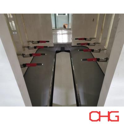 China Carbon Steel Sheet Powder Coating Line 200°C 18min with Robot Polish and Guide Equipment for sale