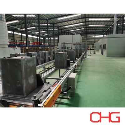 China Carbon Steel Sheet Powder Coating Production Line with Robot Polish 200°C Curing for sale