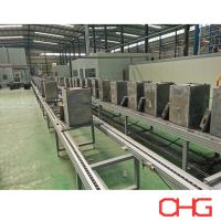 China Carbon Steel Sheet Powder Coating Line 200°C Curing with Robot Polish Conveyor System for sale