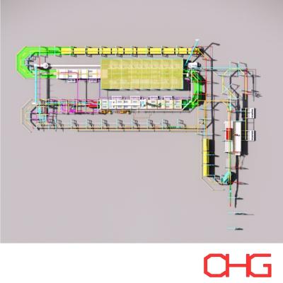 China Custom Electrophoretic KTL EPD Coating Pretreatment Line for 1.1m x 4m Automotive Components for sale