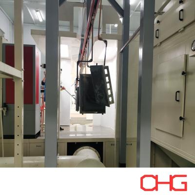 China Customized Robot Polish Powder Coating Line for Carbon Steel Sheet 200°C Curing for sale