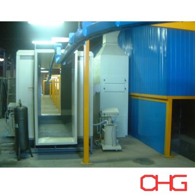 China Manual Electrostatic Powder Coating Line for Hospital Beds 1 Set Customized for sale