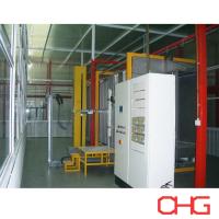 China Customizable Powder Coating Spray Booth 300 Lux Lighting Carbon Steel PVC Stainless Steel for sale