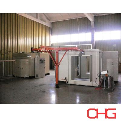 China Manual Electrostatic Powder Coating Spray Booth with Plastic Spraying Equipment - 95% Transfer Efficiency & CE Certified for sale