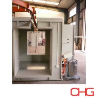 China Manual Powder Coating Booth Featuring Electrostatic Spray System for Coating of Customized Metal Parts and Components for sale
